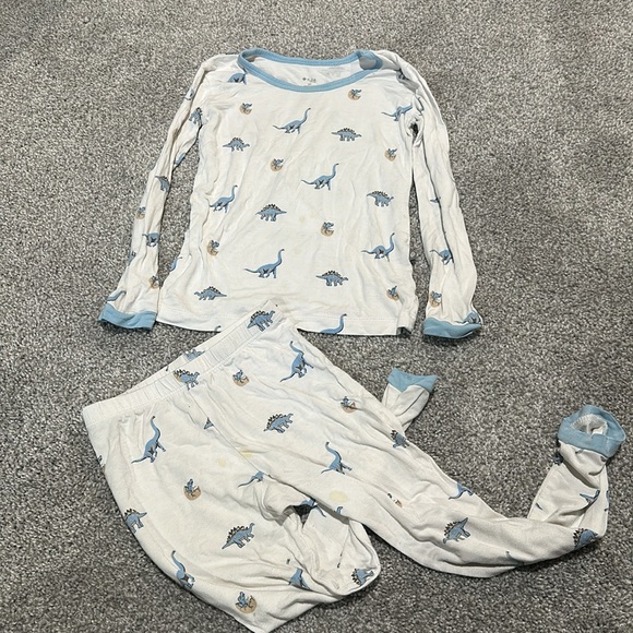 Kyte BABY | Pajamas | Kyte Baby Blue Dinosaur 2 Piece Long Sleeve ...